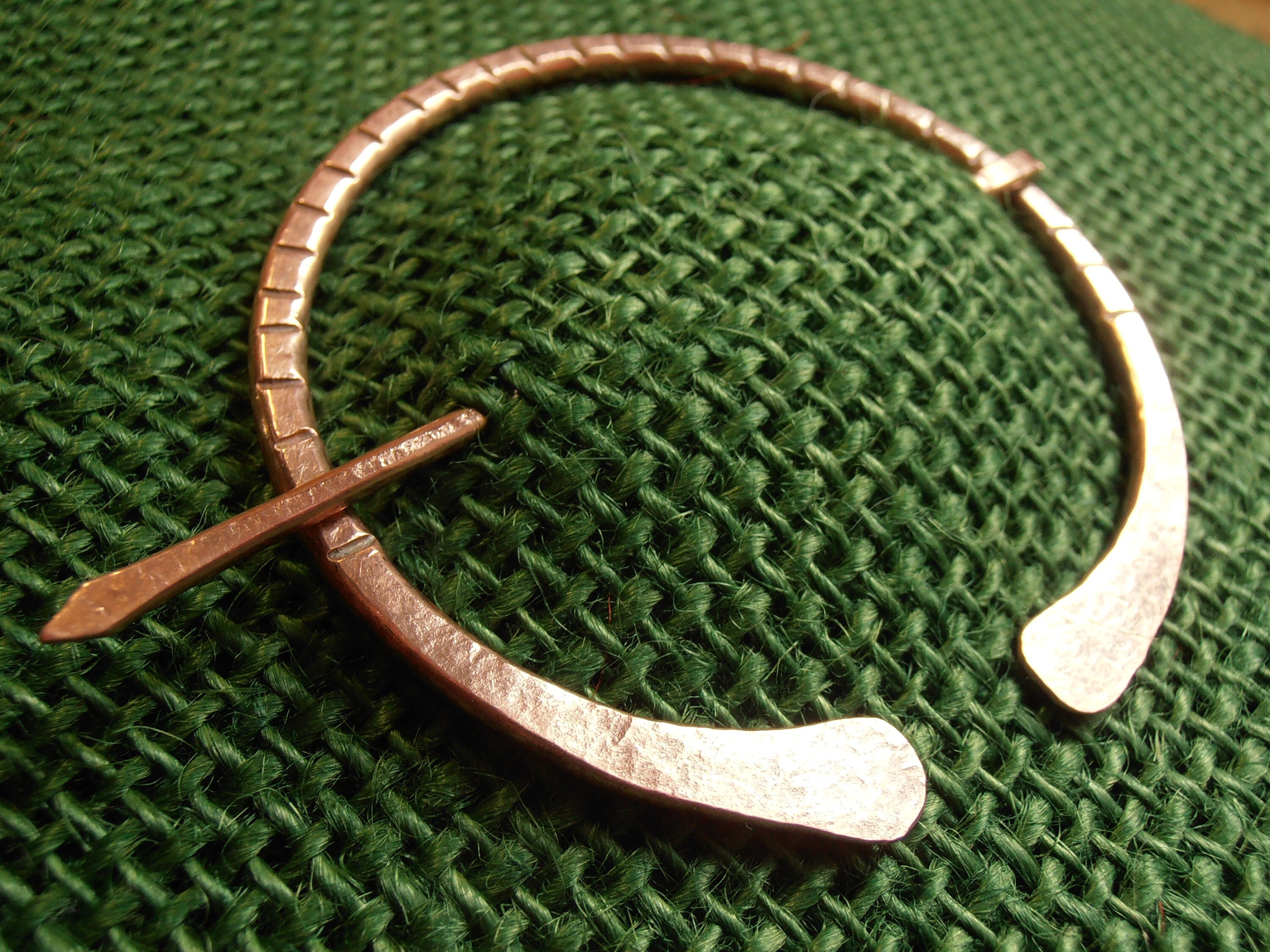 Copper Celtic Style Shawl/Scarf fastener | Etsy