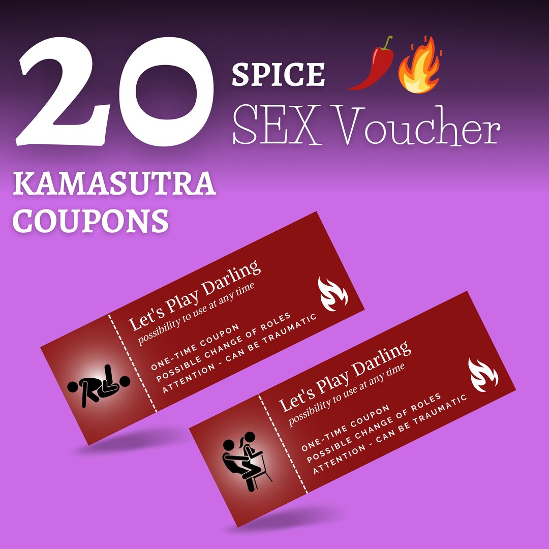 Sex Coupons For Him Printable Sex Game Printable Spice T Voucher Kinky Adult Coupons Coupons