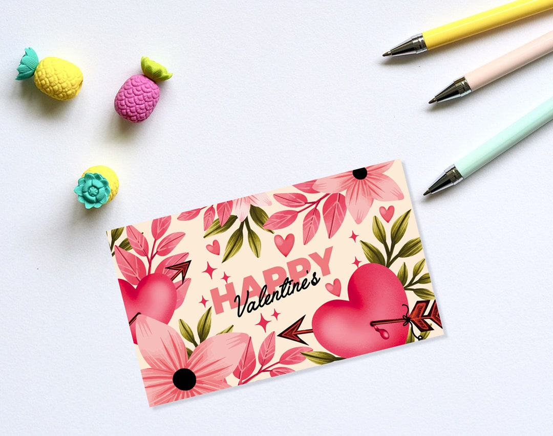 Romantic Cards | Printable Card | Heart | Valentines Heart | Valentine ...