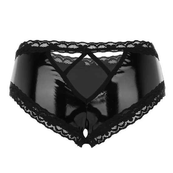 Best Sellers Plus Much More Women Wet Look Patent Leather Lingerie