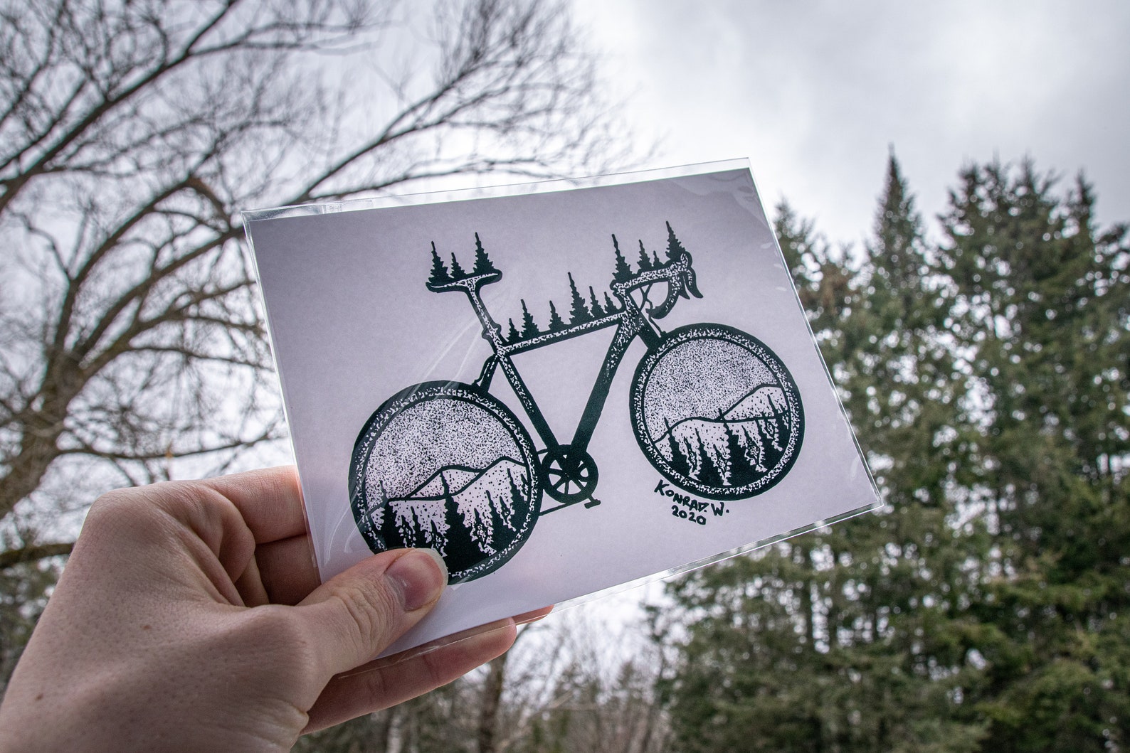 Road Bike Pen and Ink PRINT - Etsy Canada