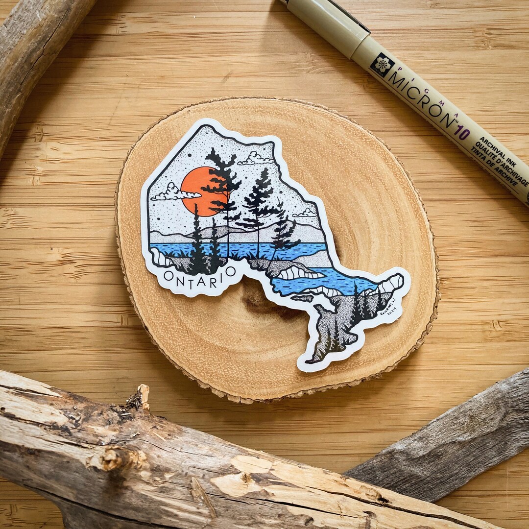 The Province of Ontario - STICKER - Etsy