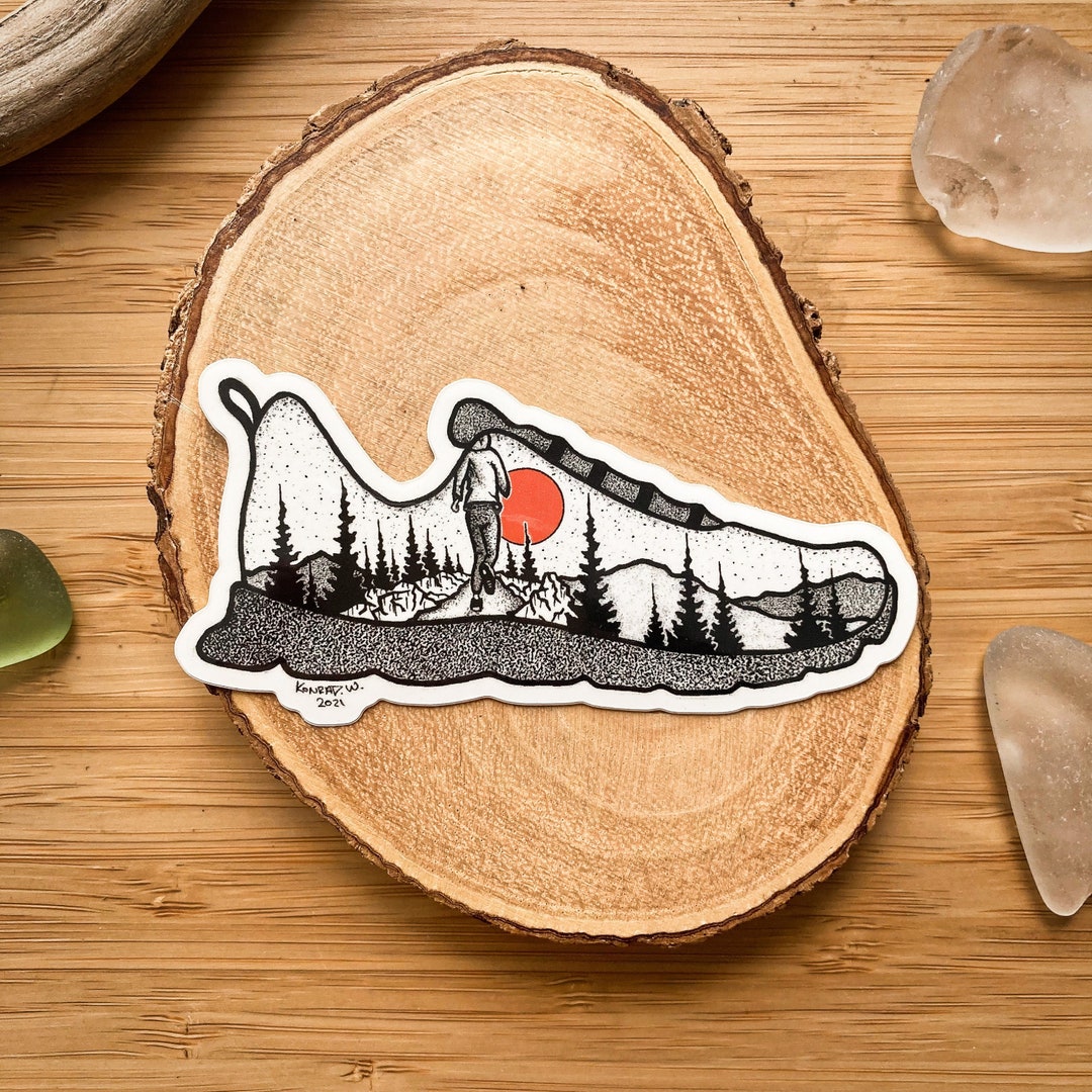 Running Shoe- STICKER - Etsy
