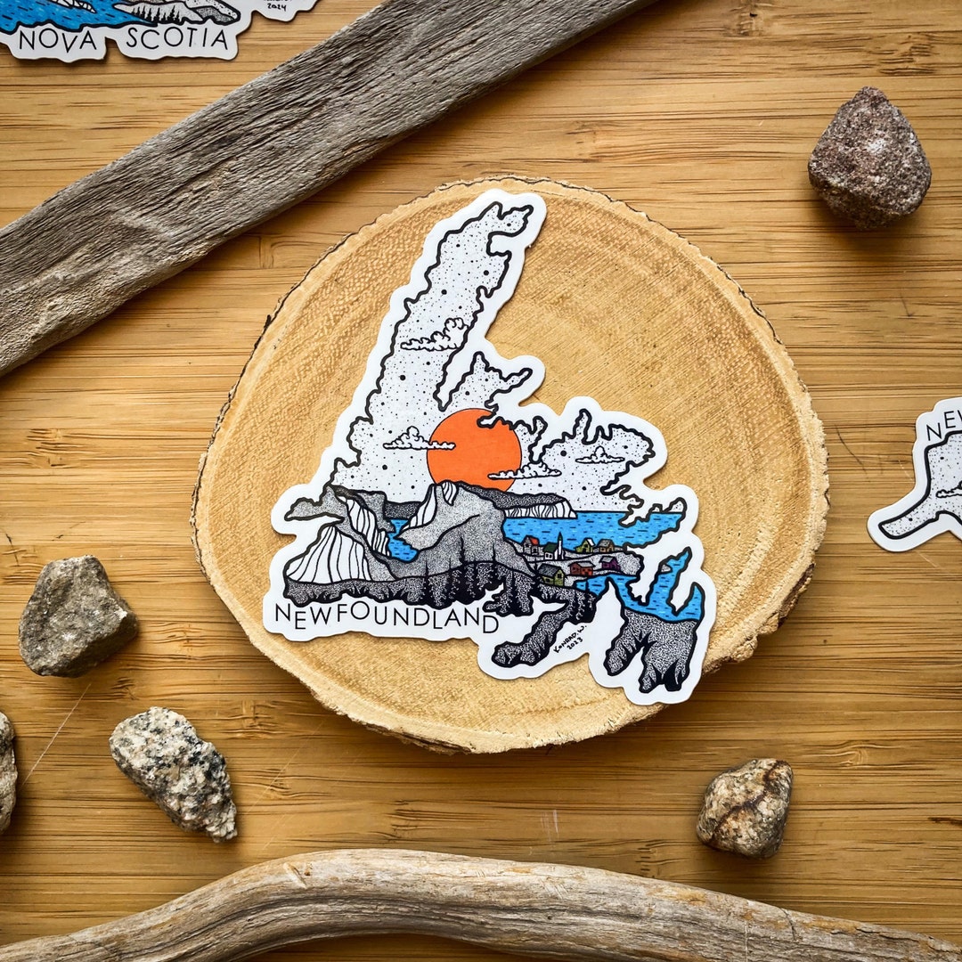 The Province of Newfoundland - STICKER - Etsy