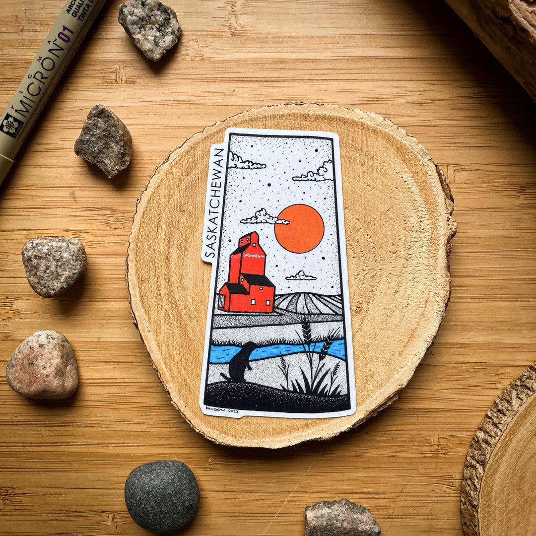 The Province of Saskatchewan - STICKER - Etsy