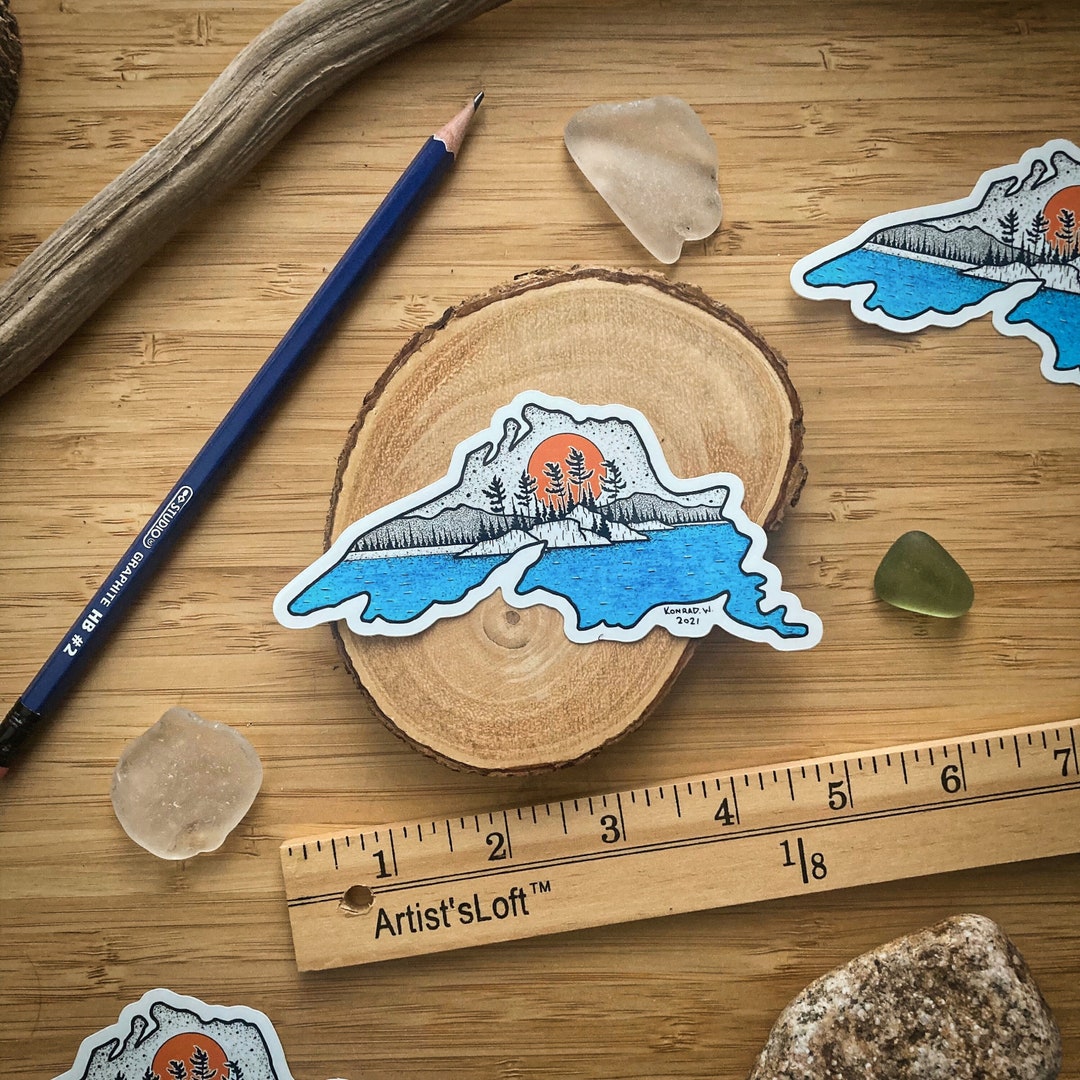Lake Superior - STICKER - Etsy