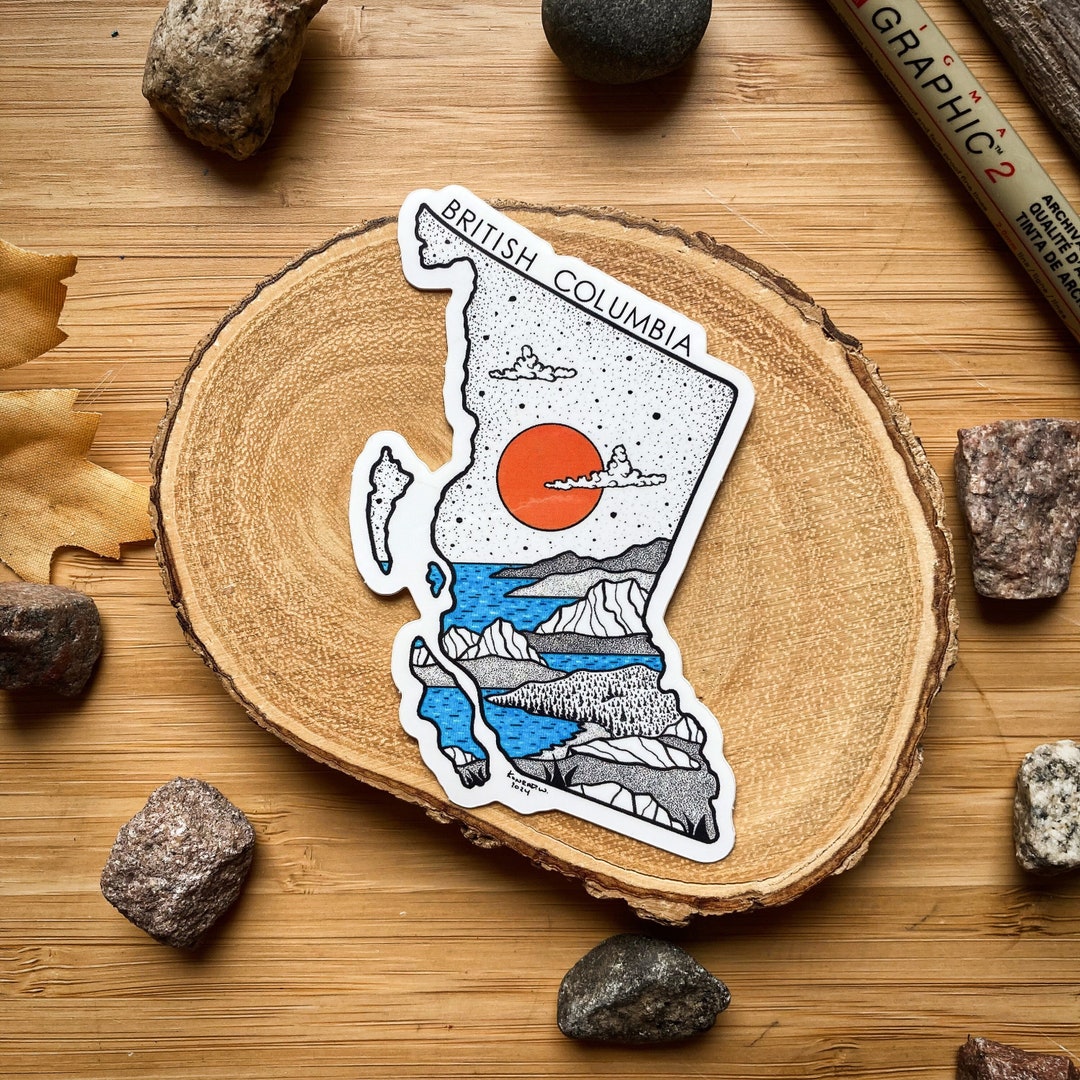 The Province of British Columbia - STICKER - Etsy