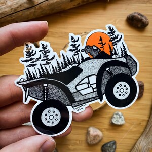 ATV Vinyl Sticker - Indoor/outdoor Decal - Etsy