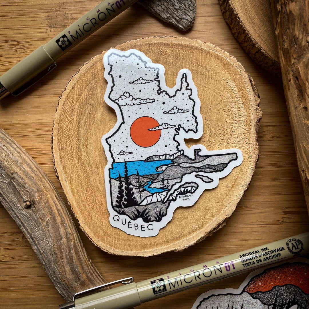The Province of Quebec - STICKER - Etsy