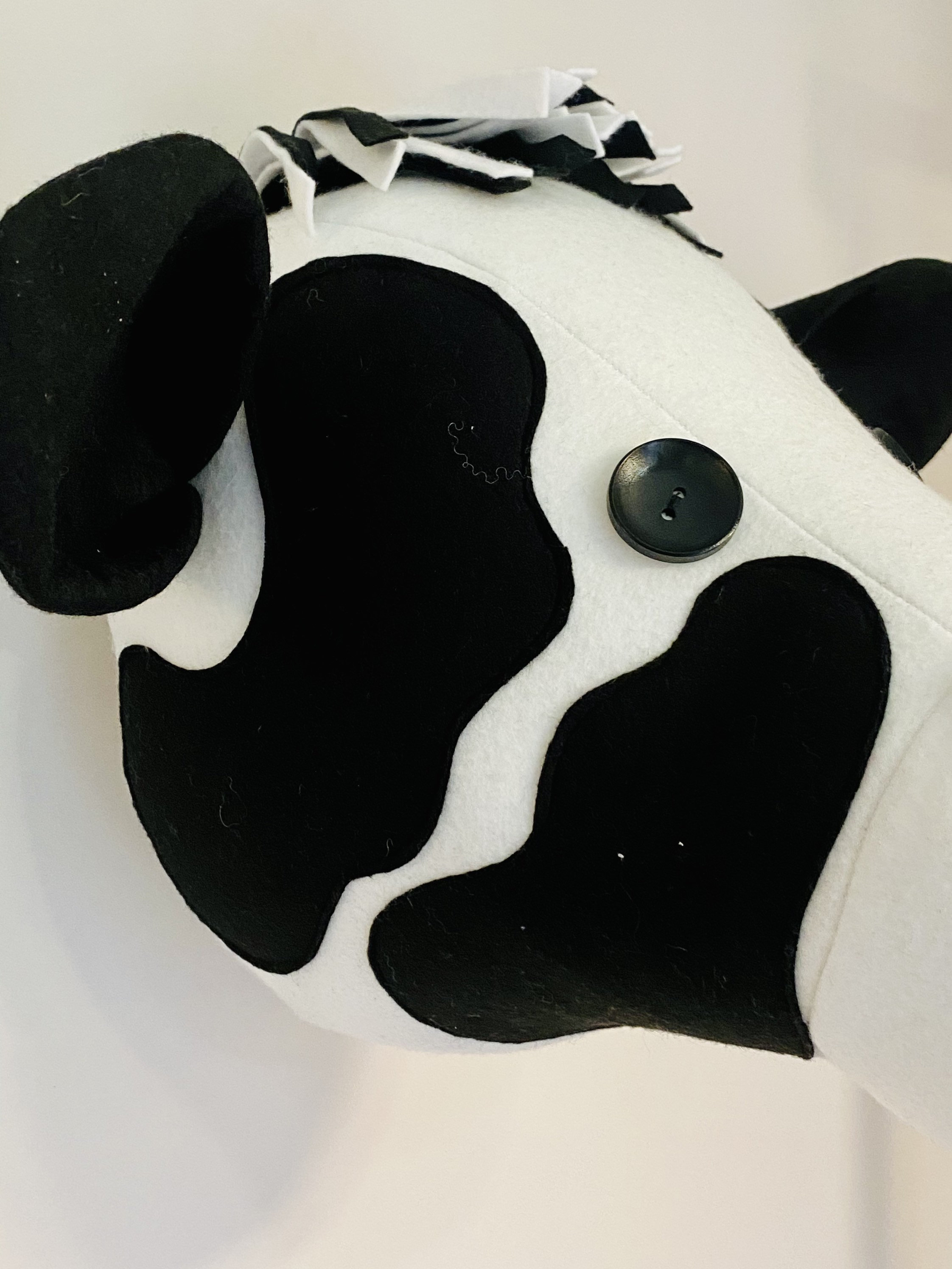 Daisy the Cow Felt Wall Head - Etsy UK