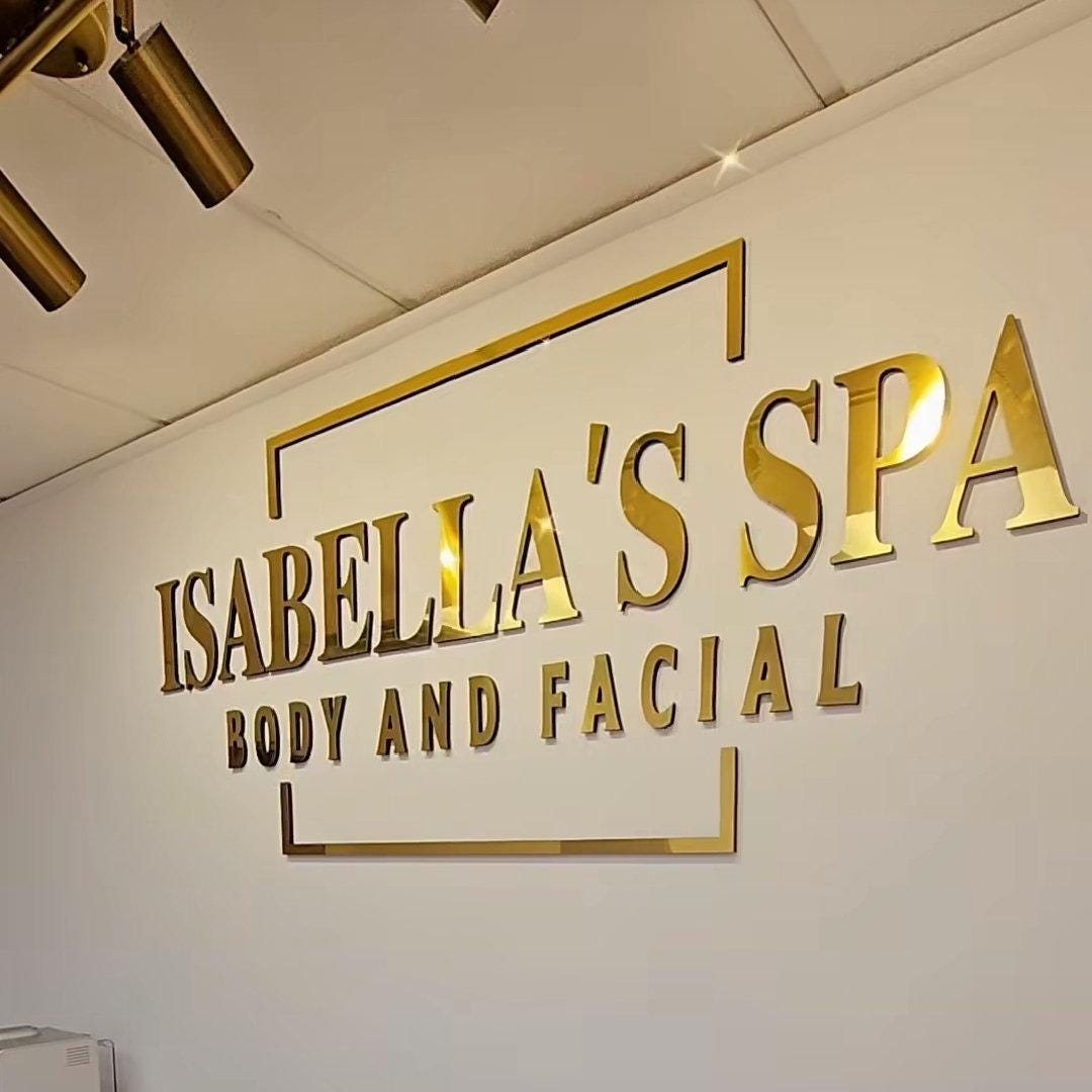 Personalized Beauty SALON BUSINESS Logo SIGN Board in Multiple Sizes ...