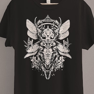 Dark Cottagecore Cicada T-shirt | Insect Bug Shirt | Entomology ...