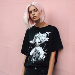 Ghost Haunted House T-shirt | Halloween Shirt | Spooky Season Clothing ...