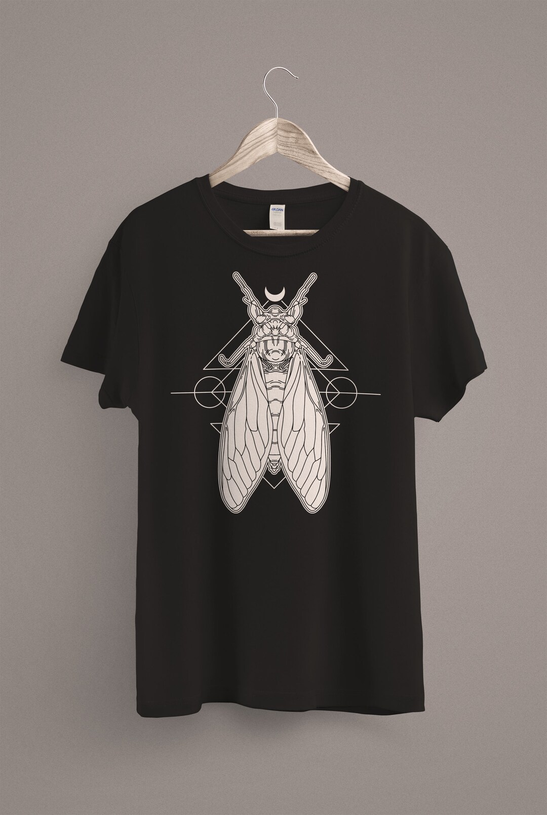 Camiseta cigarra / Entomología / Camiseta insecto / Ropa gótica / Nu ...