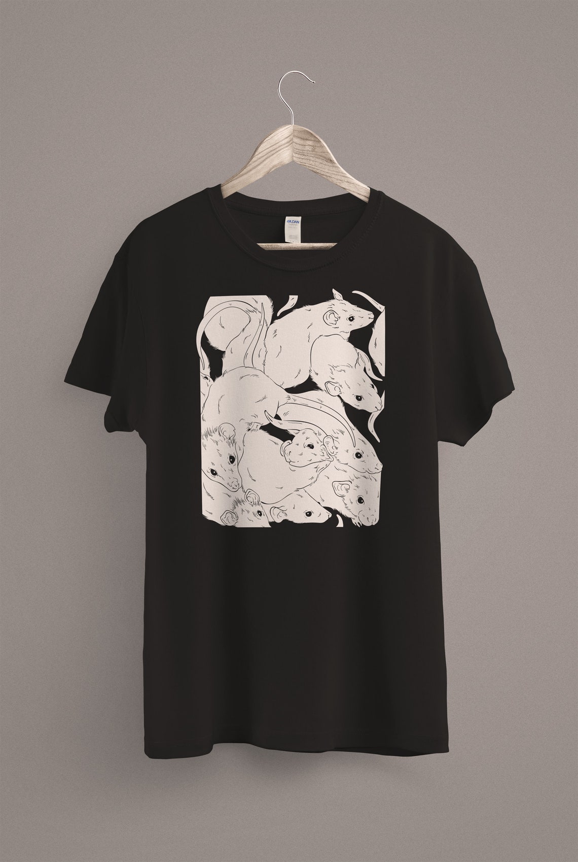 Creepy Cute Rat Shirt Rat Lover Gifts Pet Rats T-shirt - Etsy