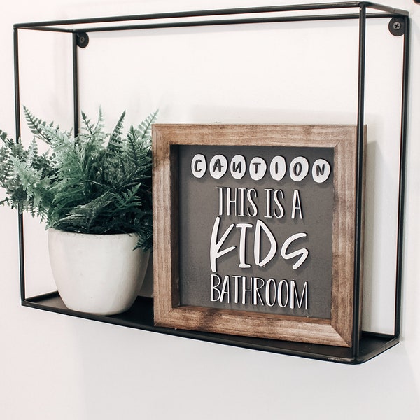 Kids Bathroom Signs - Etsy
