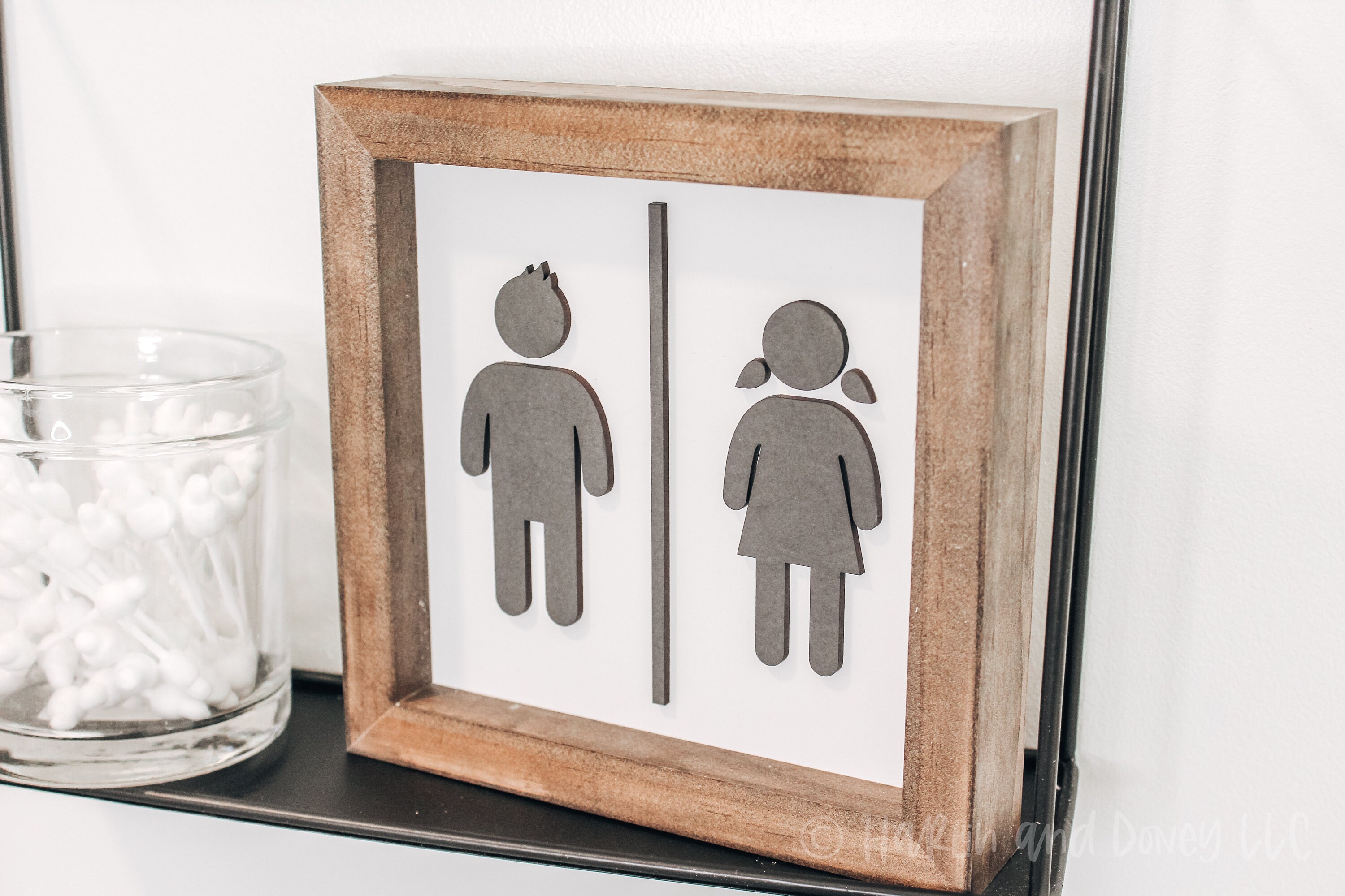 Kids Restroom Sign Bathroom Sign Farmhouse Bathroom Decor | Etsy