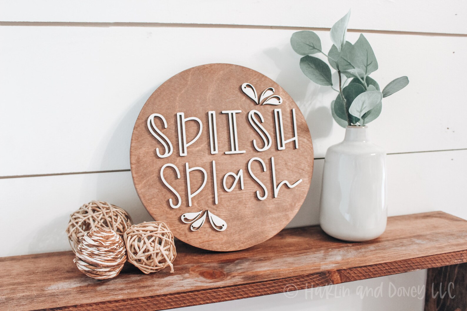Splish Splash Sign Bathroom Sign Farmhouse Bathroom Sign - Etsy