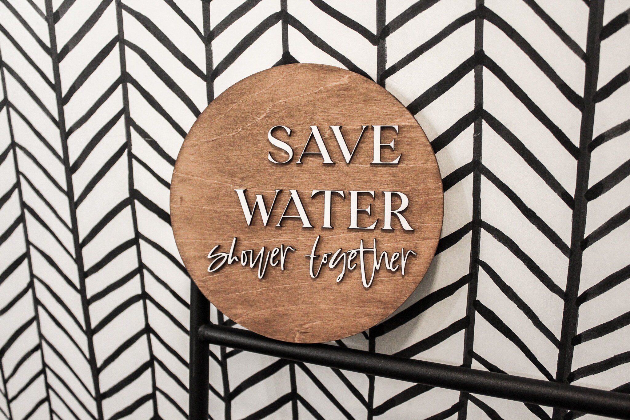 Save Water Shower Together Sign Bathroom Sign Farmhouse - Etsy