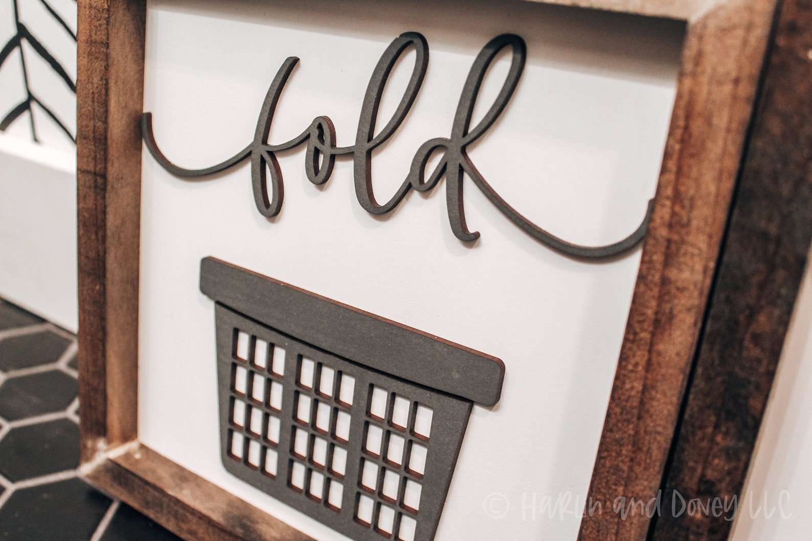 Laundry Sign Set Modern Laundry Room Decor Wash Dry Fold Put - Etsy