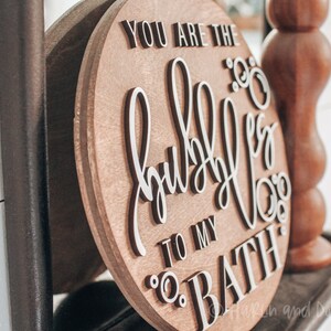 Bubbles to My Bath Sign, Bathroom Sign, Farmhouse Bathroom Sign, Wood ...