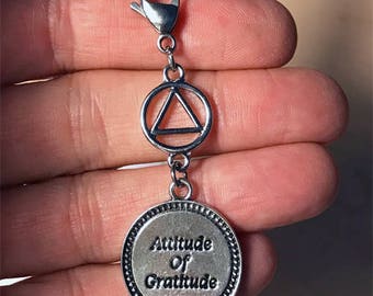 Recovery Jewelry Alcoholics Anonymous AA charm Chakra | Etsy