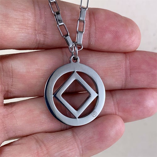 Recovery Jewelry NA Jewelry 12 Step Necklace Narcotics - Etsy