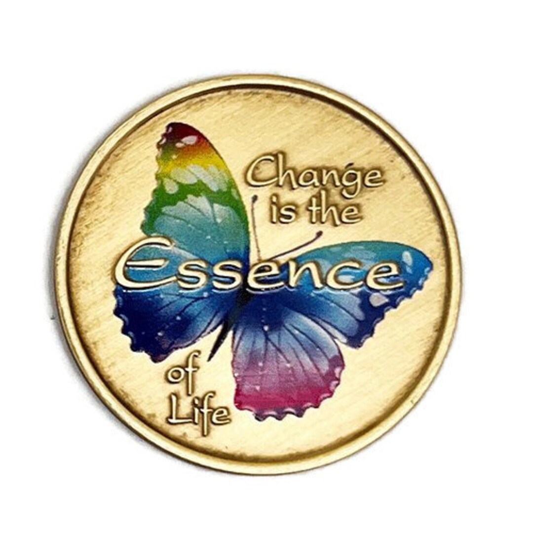 Butterfly Medallion, Recovery Coin, Recovery Medallion, 12 Step ...