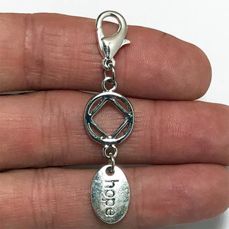 Recovery Jewelry Narcotics Anonymous NA charm Hope Hope | Etsy