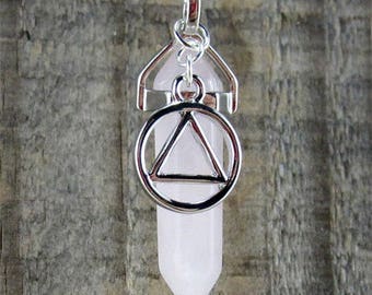 Recovery Jewelry AA Jewelry 12 Step Necklace Alcoholics | Etsy