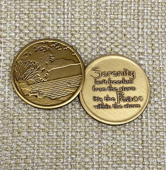Recovery Coin Recovery Medallion 12 Step Medallion 12 Step - Etsy