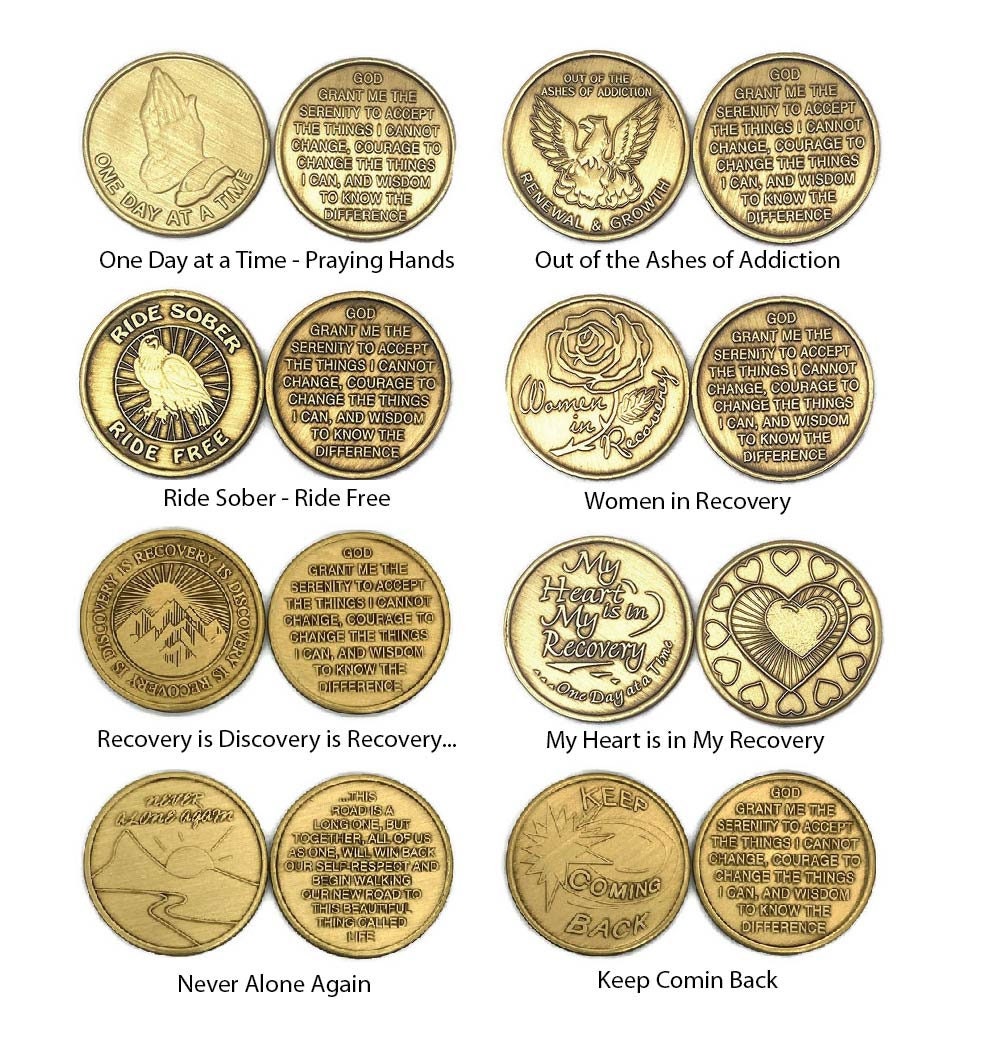 Recovery Coin Recovery Medallion 12 Step Medallion 12 Step | Etsy