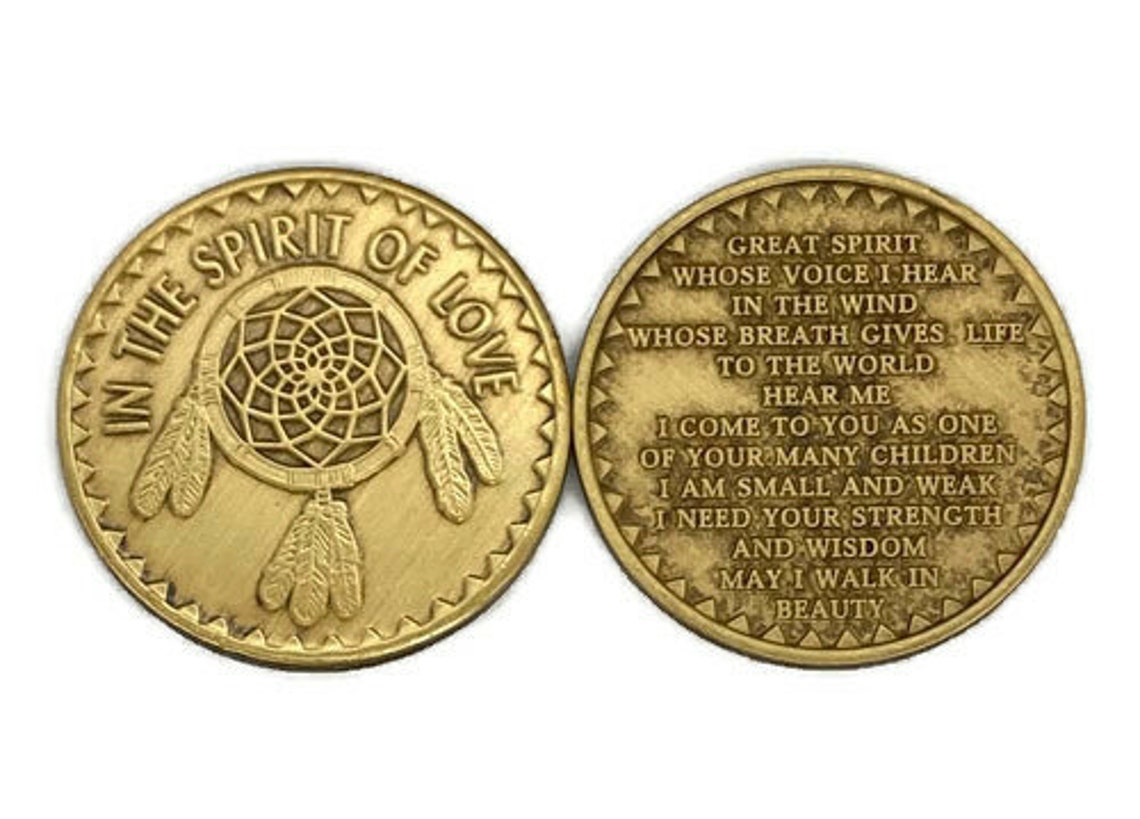 Inspirational Coin Inspirational Medallion 12 Step | Etsy