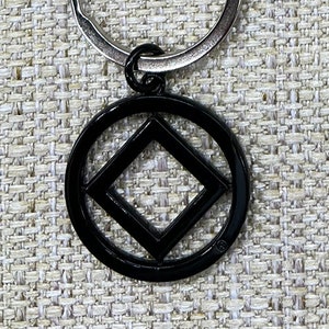 Narcotics Anonymous Key Tag, NA Key Chain, NA Key Holder, Recovery ...