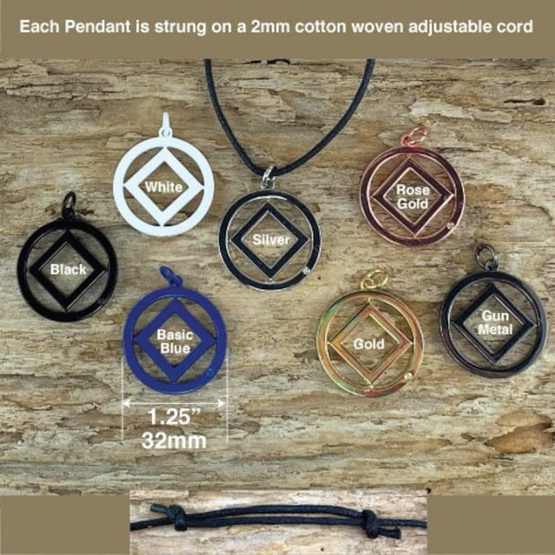 Recovery Jewelry NA Jewelry Narcotics Anonymous Pendant NA - Etsy