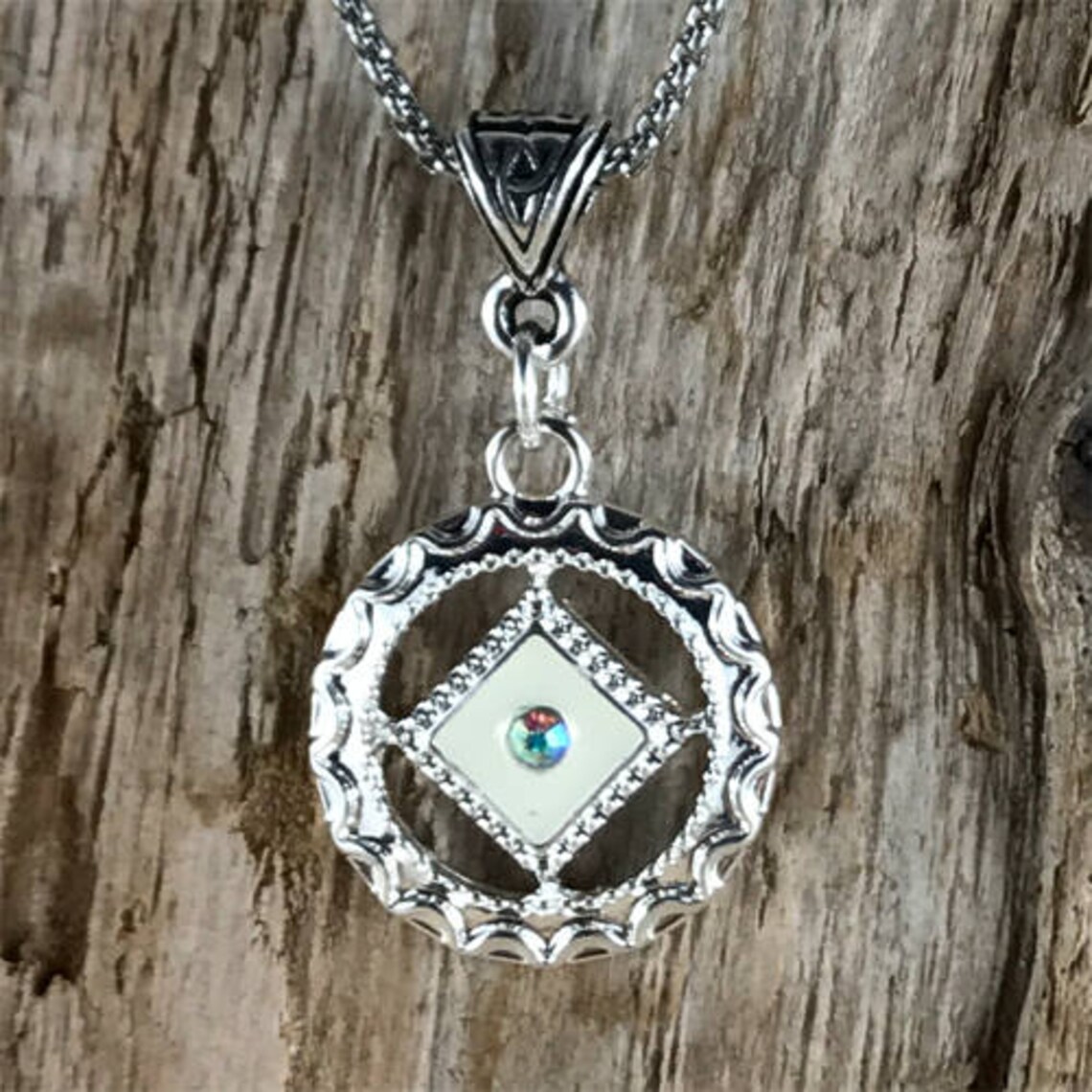 Recovery Jewelry Narcotics Anonymous Cream Cloisonné Enameled | Etsy