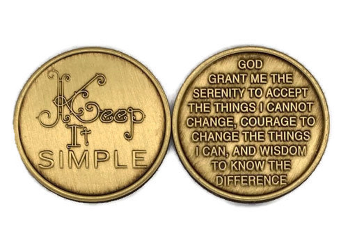 Inspirational Coin Inspirational Medallion 12 Step | Etsy