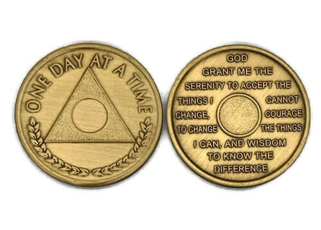 12 Step Support Medallion, 12 Step Support Coin, 12 Step Medallion ...