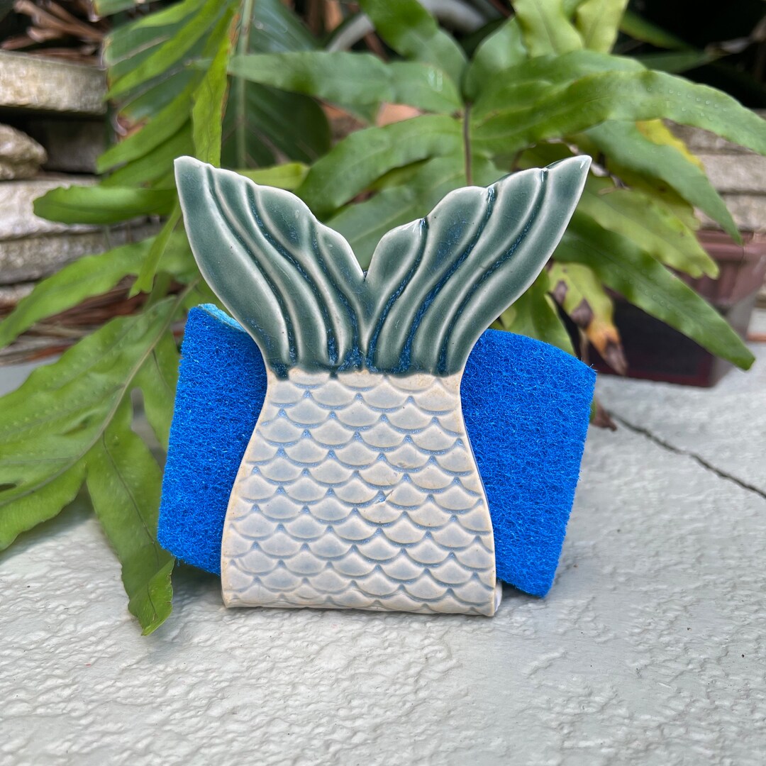 Tall Mermaid Sponge Rest - Etsy