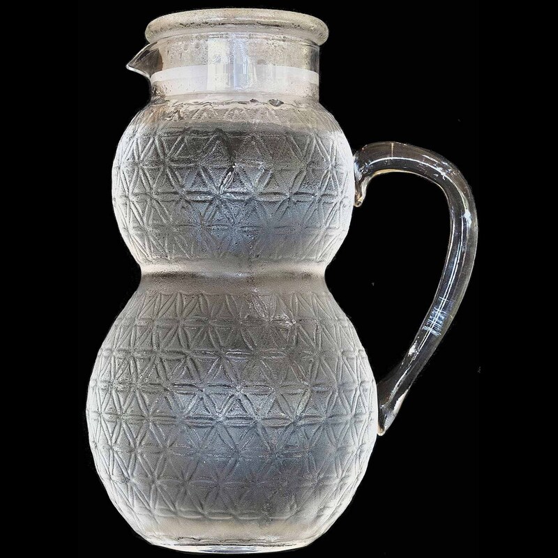 Clear Glass Pitcher - Etsy