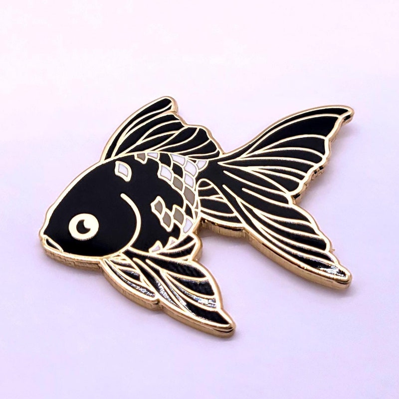 Goldfish Pin - Etsy