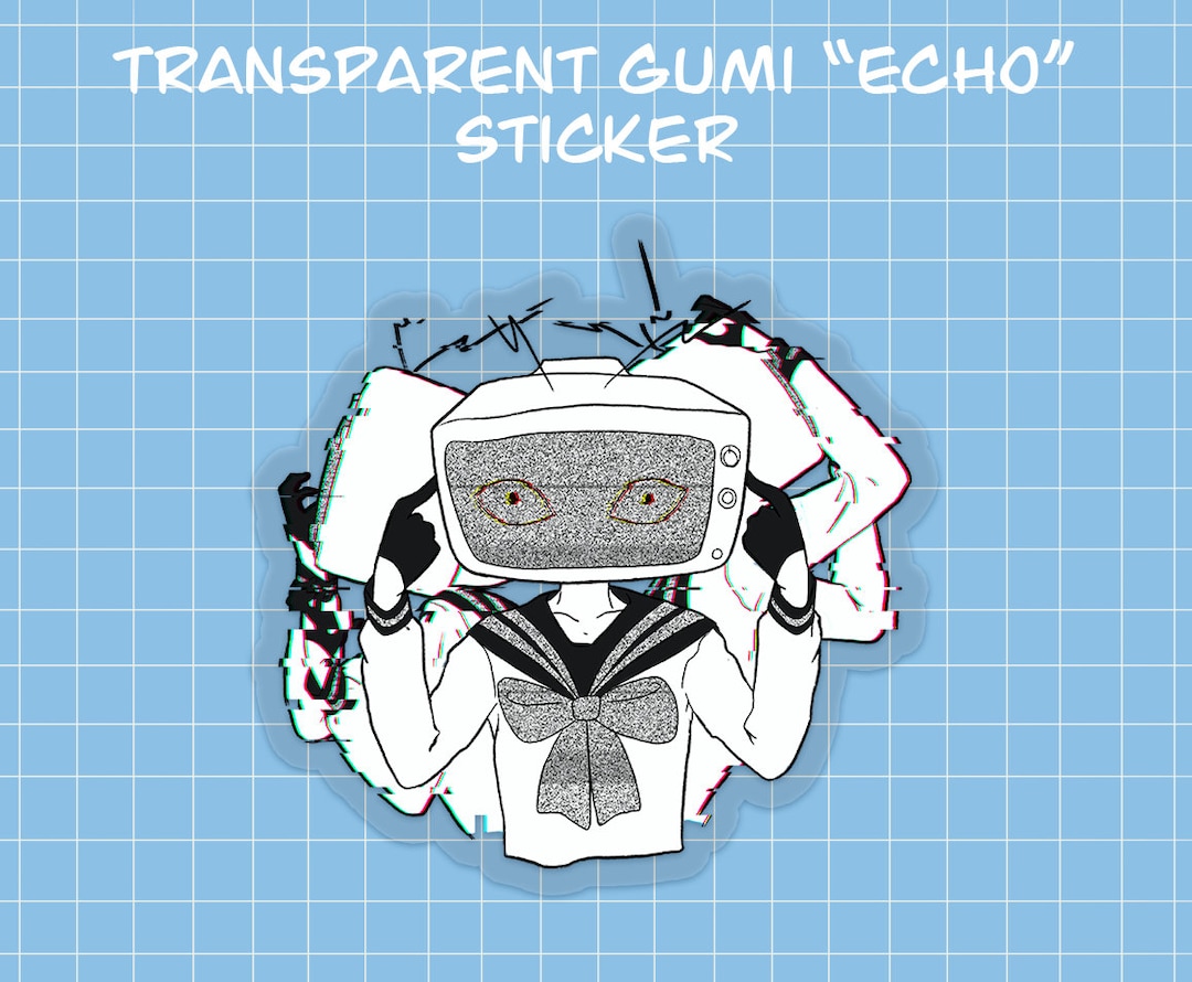 Vocaloid Sticker/ GUMI Sticker/ Transparent Sticker/ Vinyl Sticker - Etsy
