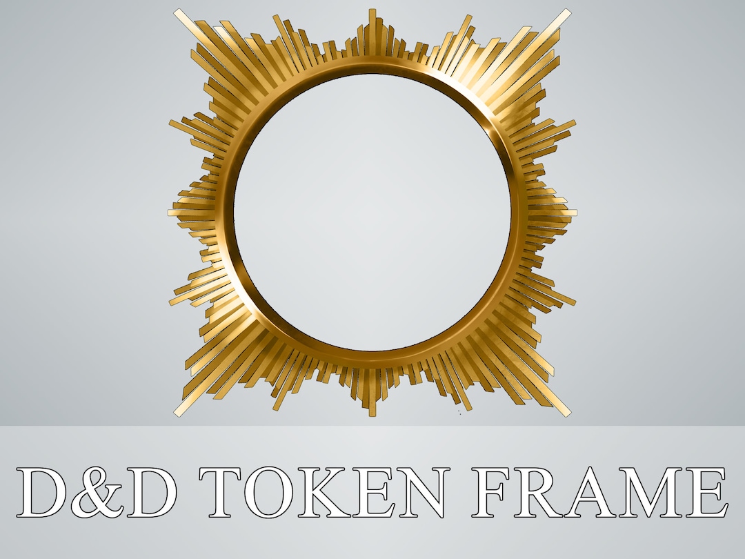 D&D Token Border/ Digital Token/ Token Frame/ Foundry VTT/ Roll20 - Etsy