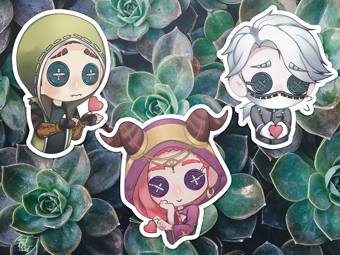 Survivor Heart Sticker Pack/ Identity V Stickers/ Vinyl Stickers/ Vinyl ...