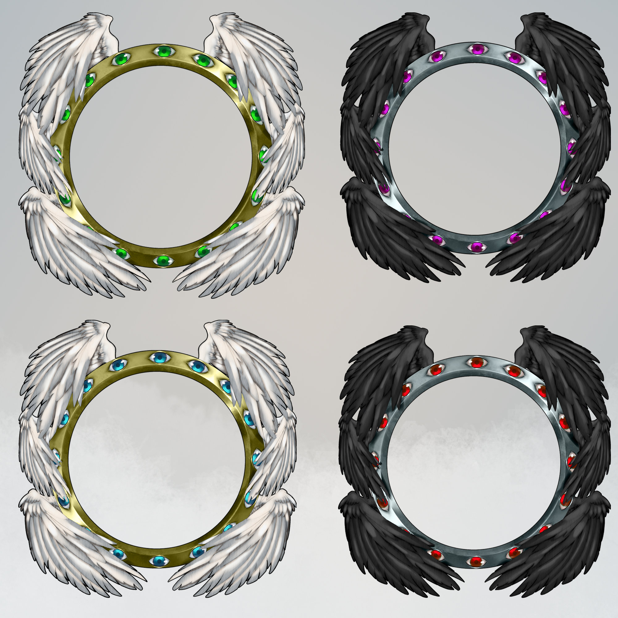 D&D Token Border/ Digital Token/ Token Frame/ Foundry VTT/ - Etsy