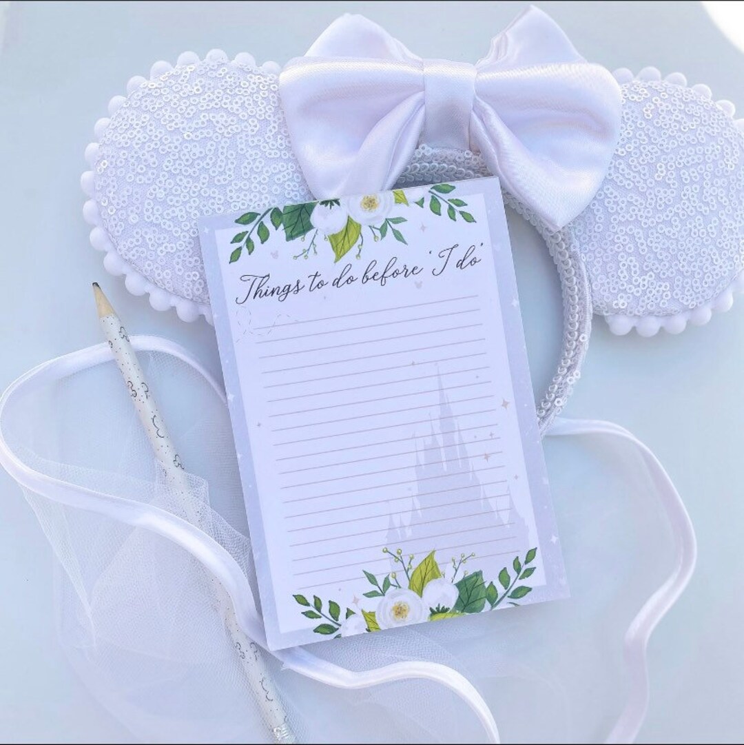 Wedding To-do Notepad - Etsy