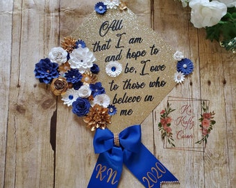 Blue Gold Graduation - Etsy