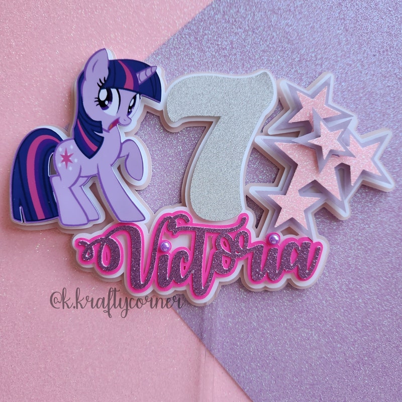 My Little Pony Cake Topper - Etsy