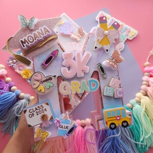 3k Grad 3d Letter/ Graduation Present/ 3d Letter/ Pre K Graduation ...