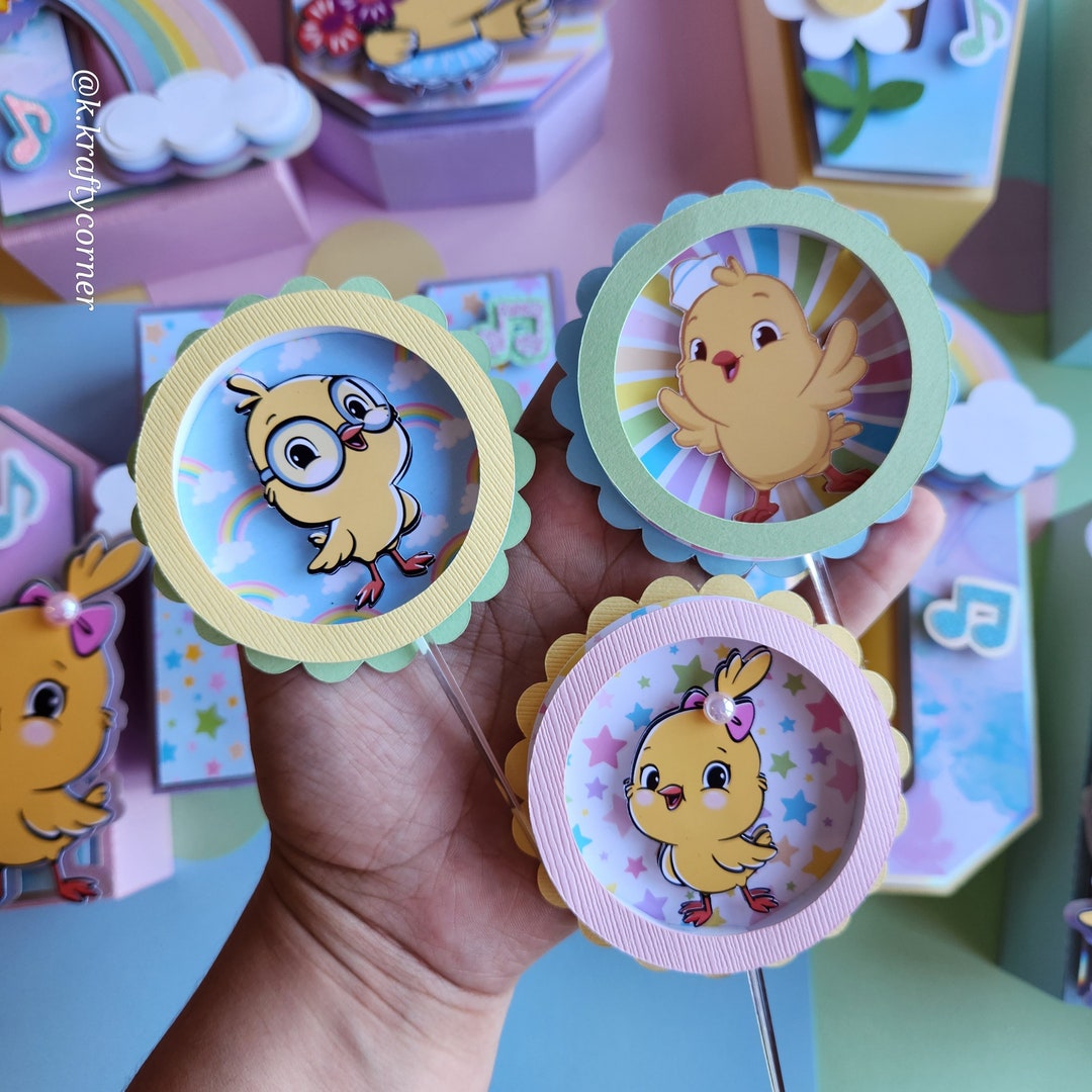 Canticos 3d Cupcake Toppers/ Canticos Party Decor/ Customizable - Etsy